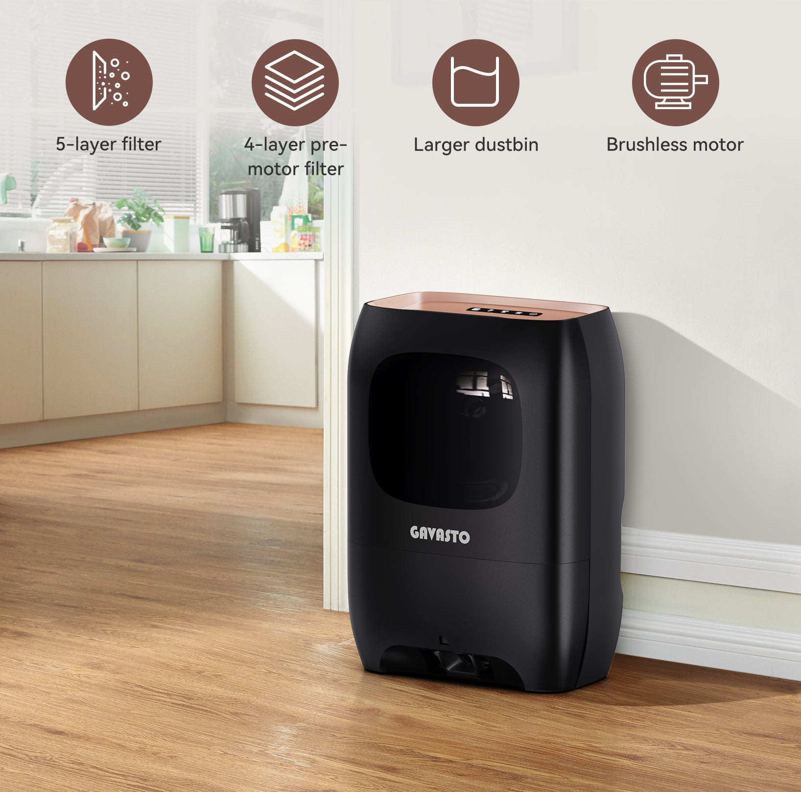 Pro Touchless Vacuum Automatic Dustpan - Ultra Fast & Powerful- for Sw ...